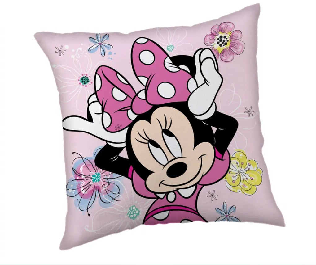 Vesna | Polštářek micro fleece Minnie 35 x 35 cm