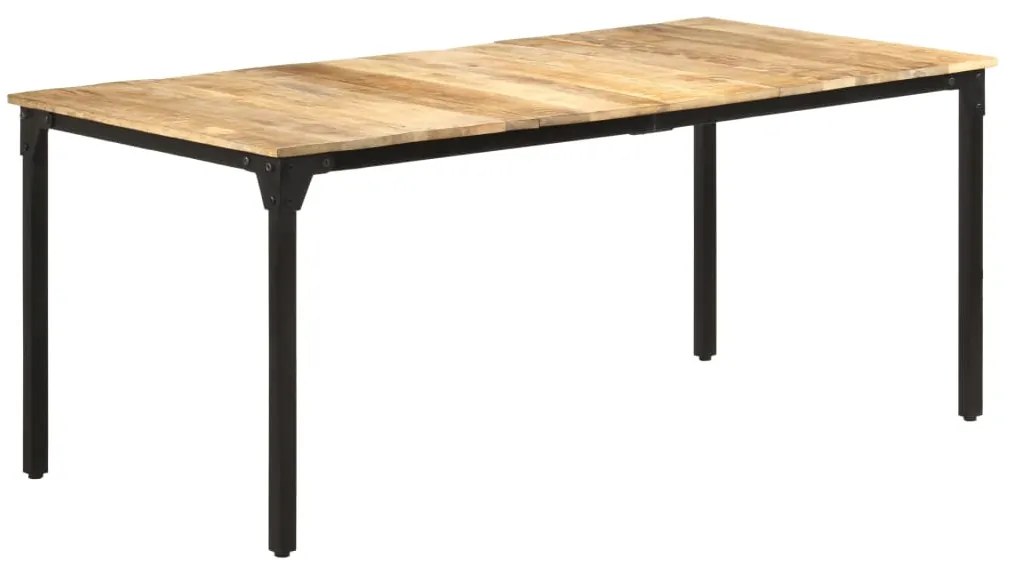 321975 vidaXL Jídelní stůl 180 x 90 x 76 cm hrubé mangovníkové dřevo