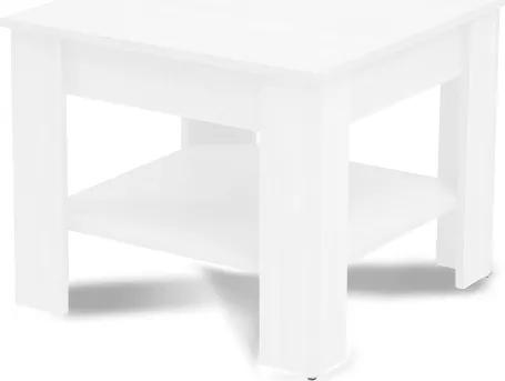 Nábytkáři ORFA ARTUR -  konferenční stolek 67 X 67 (LAWA) - lamino - BÍLÁ - (WB-U) (K150)