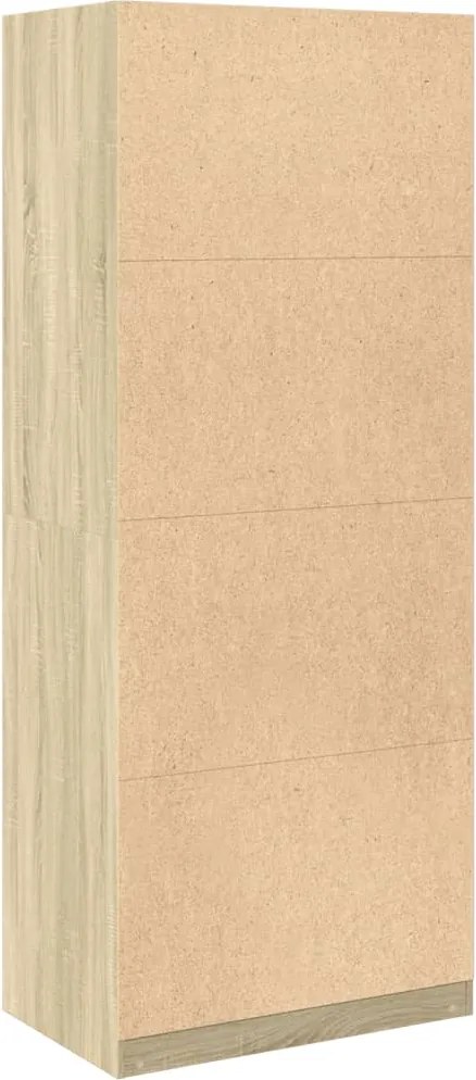 Šatní skříň dub sonoma 80 x 50 x 200 cm kompozitní dřevo 3307722