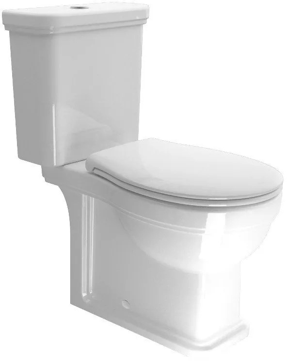 GSI CLASSIC WC kombi, spodní/zadní odpad, bílá - WCSET06-CLASSIC