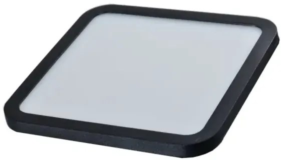 Bodové světlo Slim 22 Square 4000K Ip44 černé do sádrokartonu