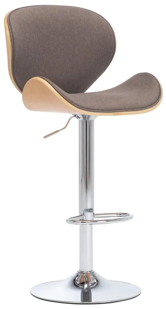 Barová stolička taupe textil,  287414