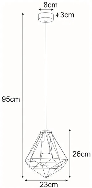 Závěsné svítidlo K-4018 z řady MARKO