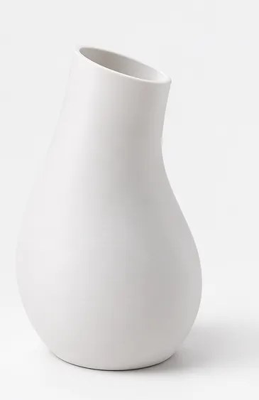 váza, sada 2 ks, styl klasický, plast, 12/15x5/6 cm, černá/bílá, Dekorino VD0260014
