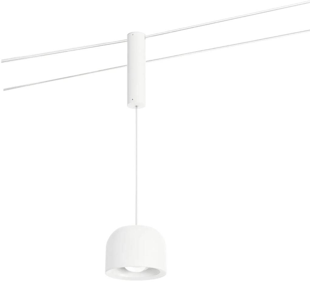 Linea Light 8422 Outlook-C, bílé svítidlo pro lankový systém Mono, 11W LED 3000K, prům.13cm