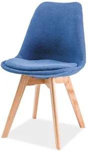 Jídelní židle DIOR dub/modrá