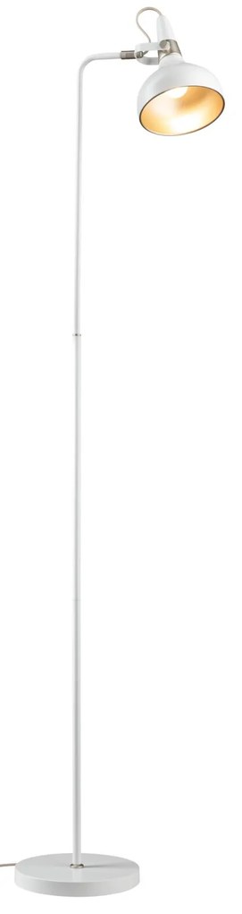 Paulmann 78483 Juna, bílá stojací lampa z kovu, 1xE14, výška 158cm