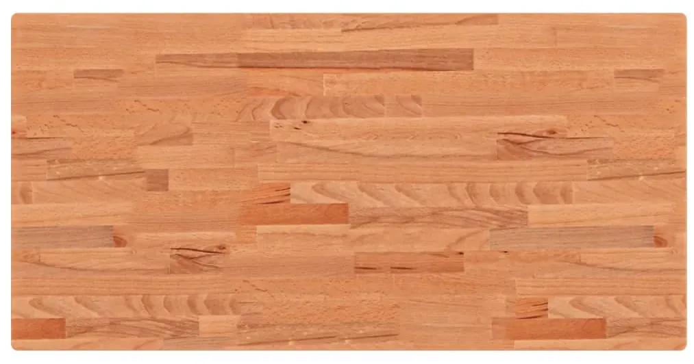 Stolní deska 100 x 50 x 4 cm obdélníková masivní bukové dřevo,  3188898
