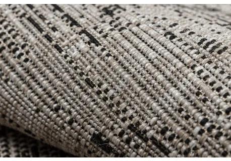 Dywany Luszczow Kusový koberec SIZAL FLOORLUX 20211 stříbro / černý Rozměr koberce: 160 x 230 cm