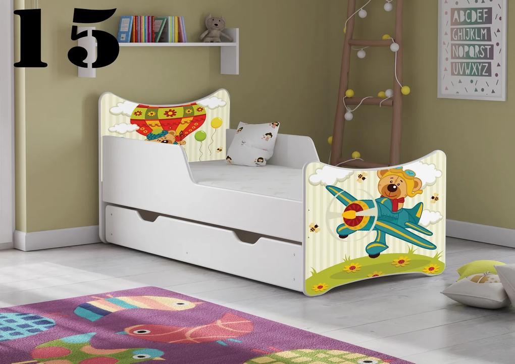 Plastiko Dětská postel se šuplíky Letadlo - 15 - 160x80
