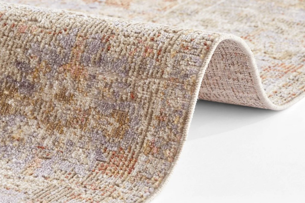 Hanse Home, Běhoun Cairo 105587 Port Said Cream Red – na ven i na doma, 80x200, oranžová, chodba / předsíň