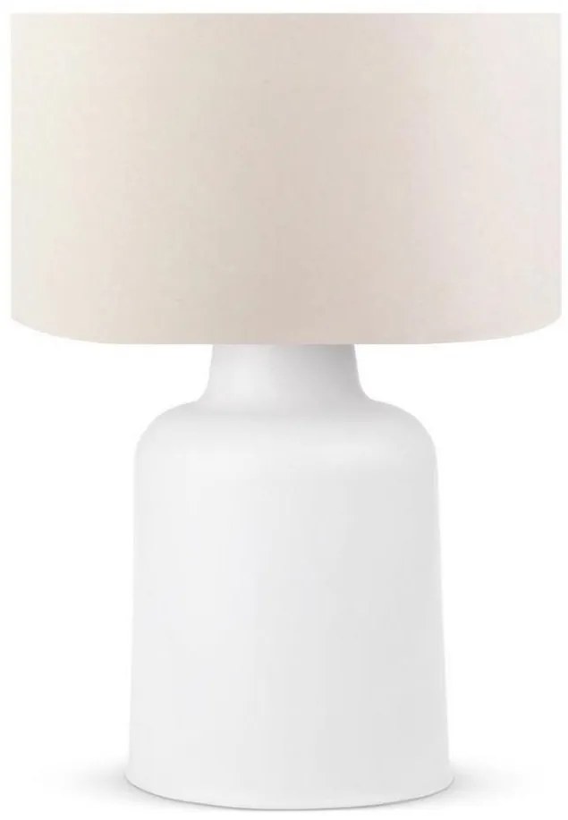 Stolní lampa AYD 1xE27/60W/230V béžová/bílá