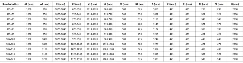 Mexen Mist-F Duo, skládací sprchový kout 105 x 95 cm, čiré sklo, chromový profil, 8A6-105L-095P-01-00