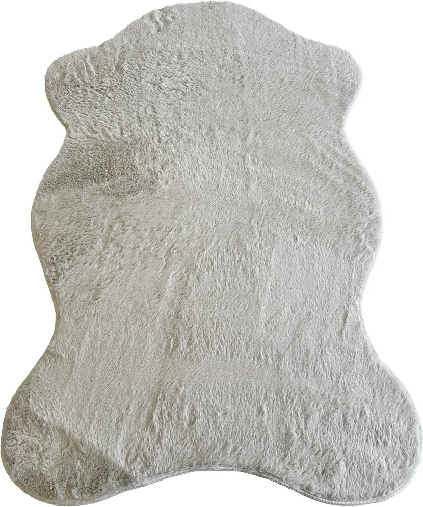 BE Koberec Puffy PUFFY 060 WHITE - bílý obdélníkový Rozměr: 40x60 cm