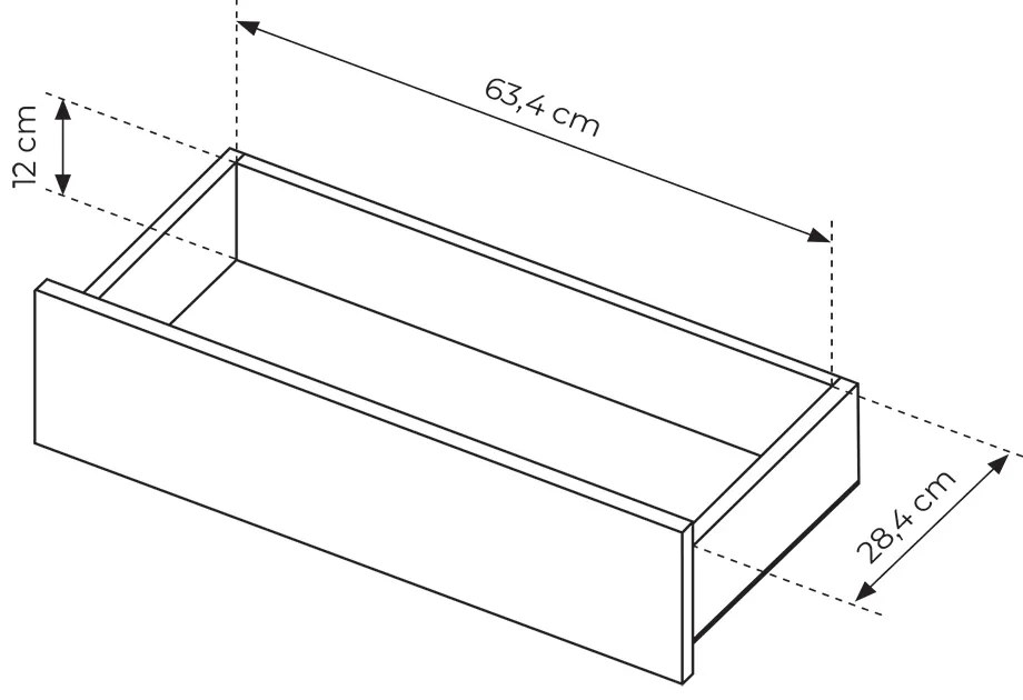 LOVI c | komoda 196 2D3S | 196 cm | dub cremona