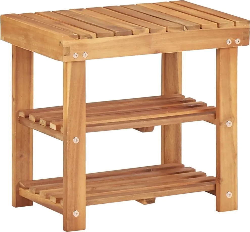 vidaXL Botník 50 x 32 x 45 cm masivní akáciové dřevo [45929]