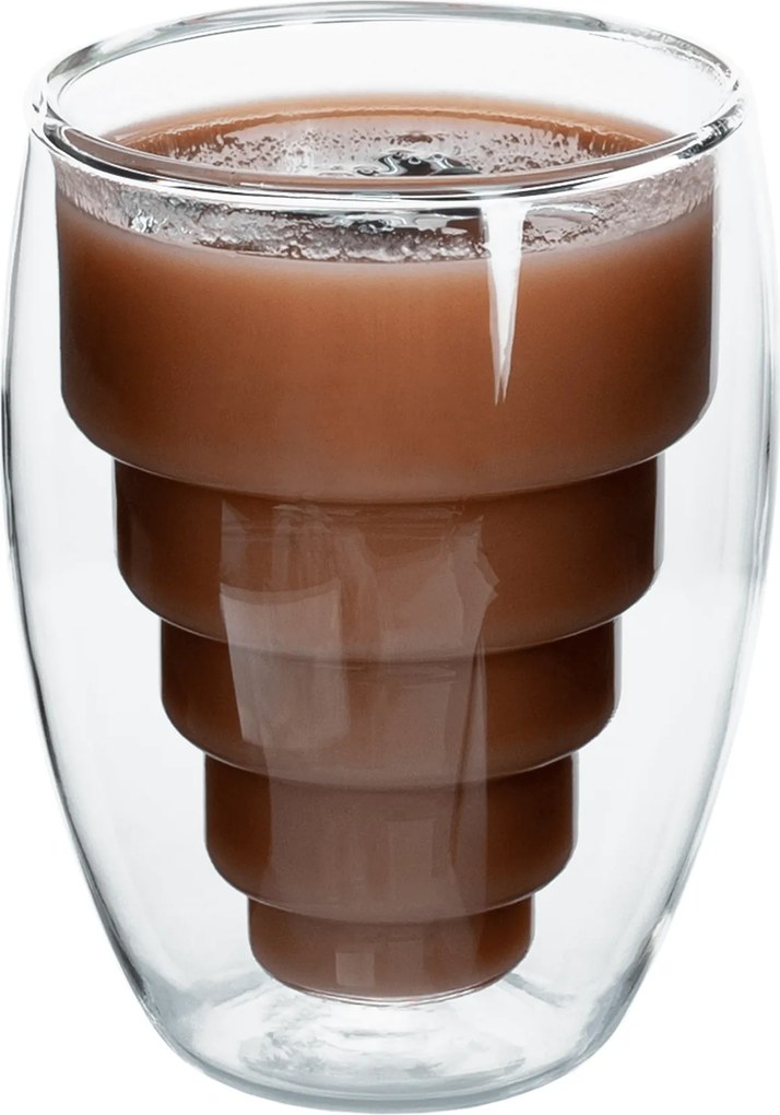 Termo sklenice, set 2 ks, 250 ml, HOTCOLD TYP 17