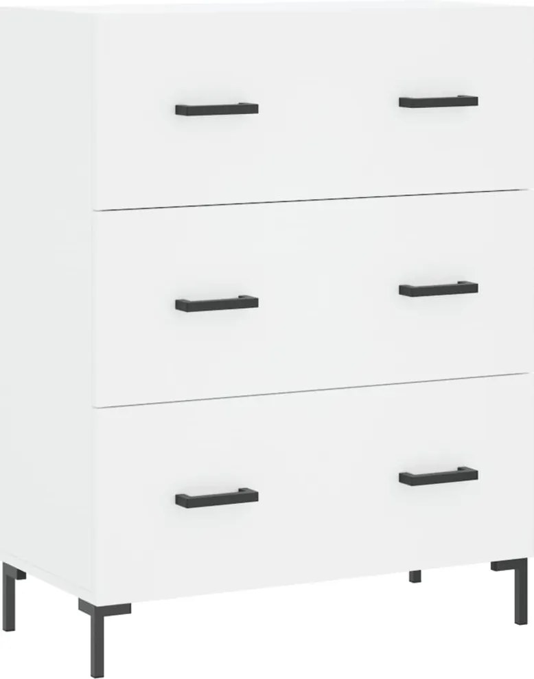 Skříň highboard bílá 69,5 x 34 x 180 cm kompozitní dřevo 3198401