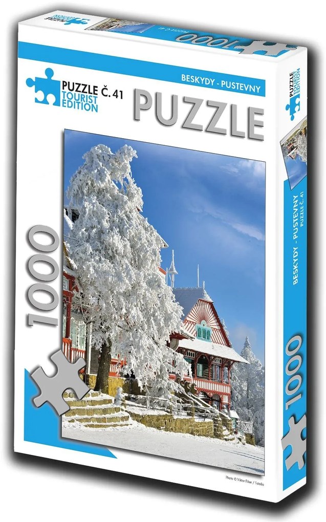 Puzzle tourist edition puzzle beskydy, pustevny 1000 dílků (č.41)