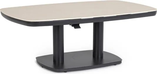 BIZZOTTO Nastavitelný zahradní stůl PORTOFINO 135x83 cm antracit 8051836778511