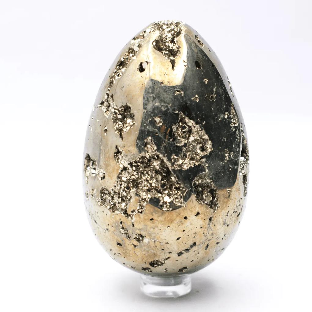 Milujeme Kameny Pyrit - vejce - tromlovaný kámen PK6