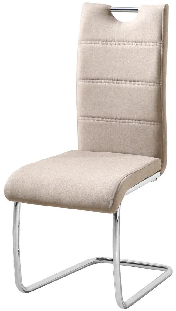 Jídelní židle v béžové látce F1127