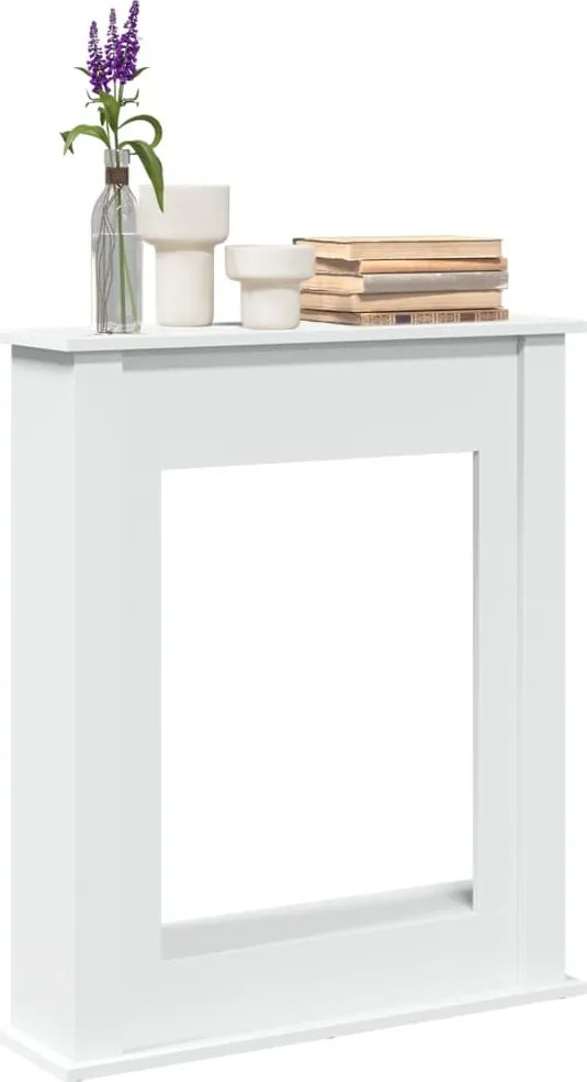 vidaXL Krbový rám 75x20x87,5 cm, konstrukční dřevo [854581] Barva: Černý dub