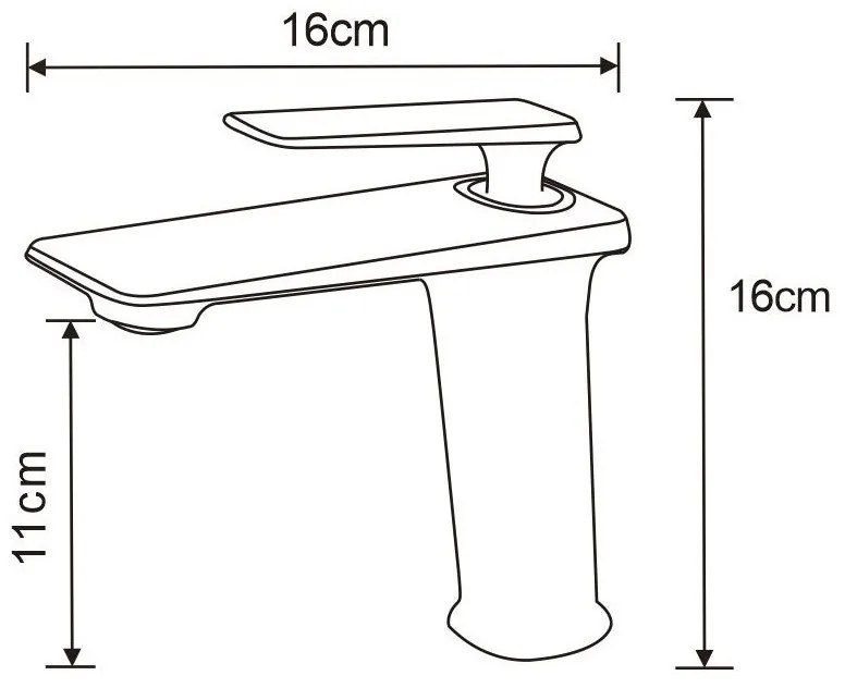 Mexen Purus umyvadlová baterie, Černá/Zlatorůžová - 745800-76