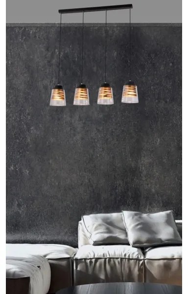 Lustr na lanku FRESNO 4xE27/60W/230V