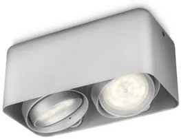 LED Stropní bodové svítidlo Philips Afzelia 53202/48/16 šedé 2700K