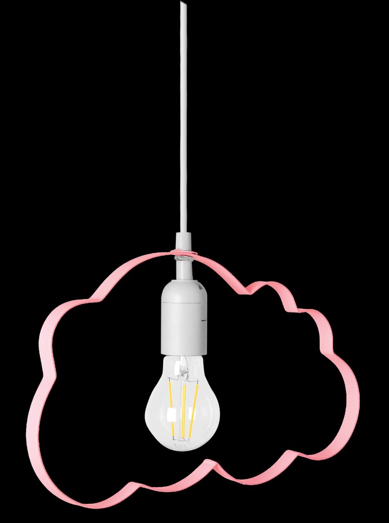 Toolight Rea, ZÁVĚSNÁ CLOUDOVÁ SVĚTLA JASNÁ RŮŽOVÁ, OSW-00451