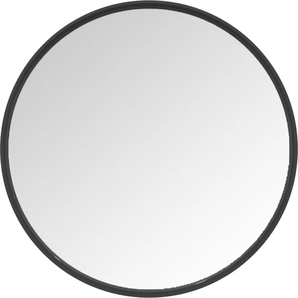 vidaXL Nástěnné zrcadlo černé 40 cm [322293]