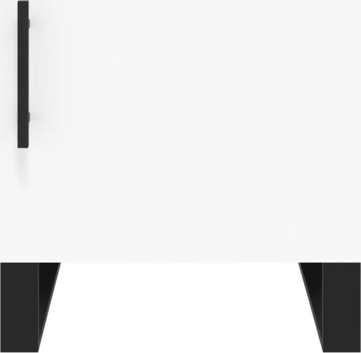 vidaXL Noční stolky 2 ks 40 x 40 x 50 cm kompozitní dřevo [827613] Barva: šedá sonoma