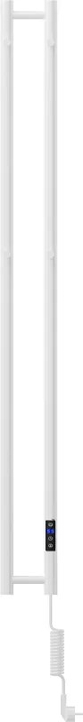 Mexen Pino, elektrické topné těleso s věšáky na ručníky 1405x137 mm, 150 W, bílá, W301-1405-137-00-20