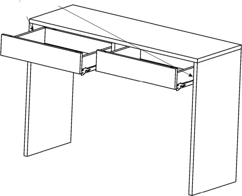 Casarredo - Komfort nábytek Toaletní stolek ASTRAL černá