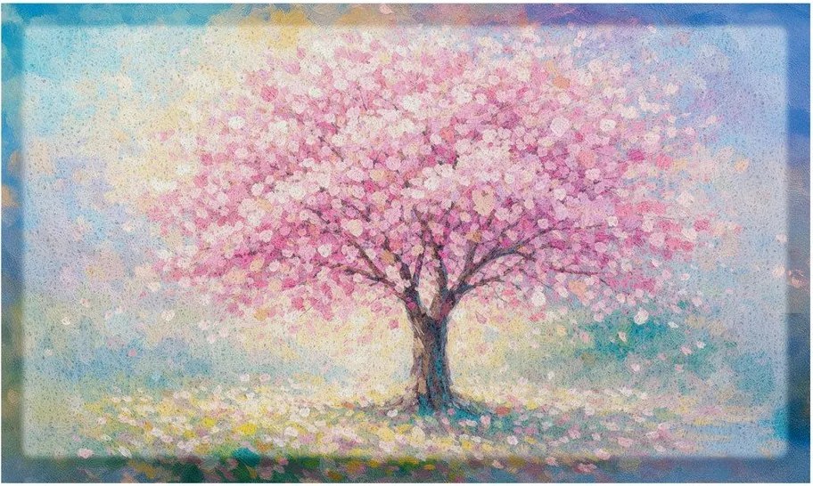 Rohožka z PVC 40x70 cm Blossom Tree – Artsy Doormats