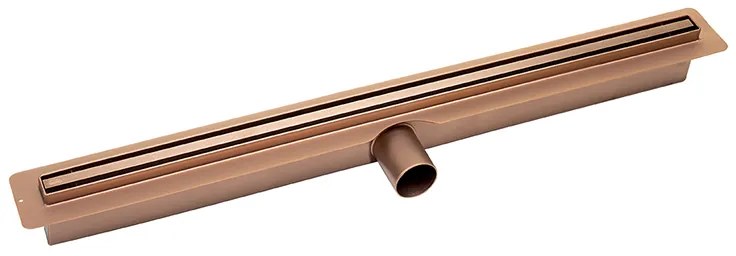Laveo Slim, lineární odtok s mřížkou 80 cm, růžové zlato, LAV-COS_880D