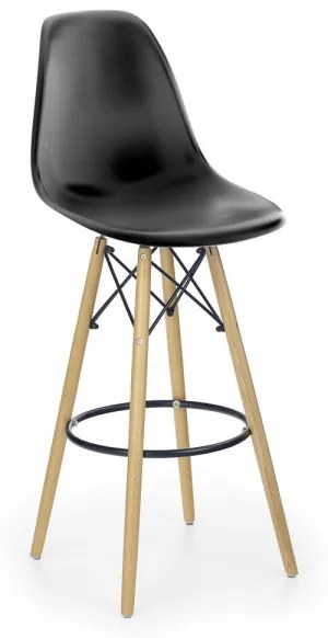 Barová židle Carl černá