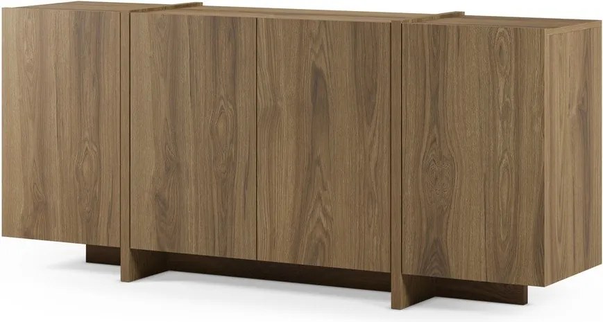 Komoda v dekoru dubu v přírodní barvě 180x79x40 cm Volia – Marckeric
