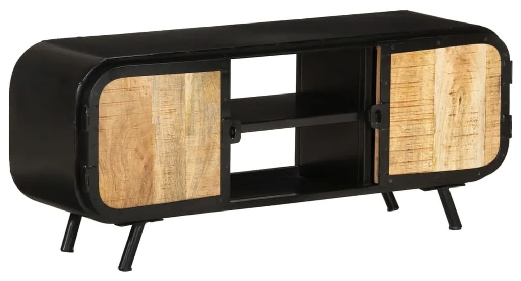 328414 vidaXL TV stolek 110 x 30 x 45 cm hrubé mangovníkové dřevo