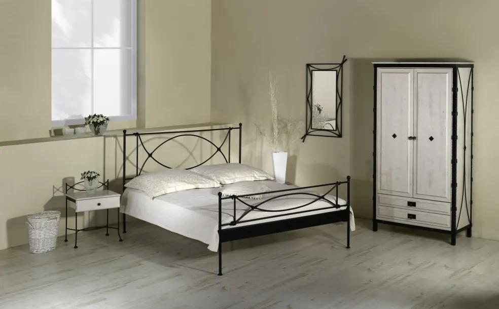 Iron Art THOLEN kovaná postel pro rozměr matrace: 160 x 200 cm