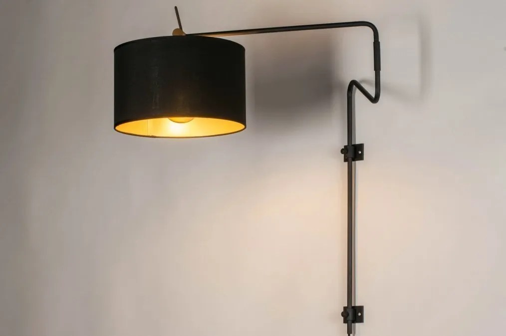 Nástěnné designové svítidlo s ramenem Everly