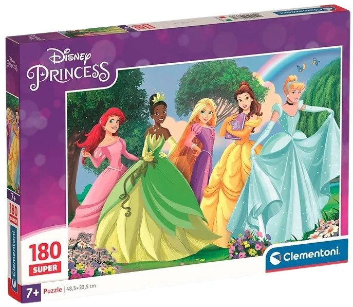 Clementoni - Puzzle 180 Disney princezny