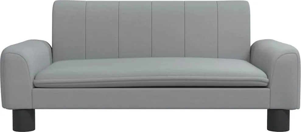Pelíšek pro psy světle šedý 70 x 45 x 30 cm textil 171858