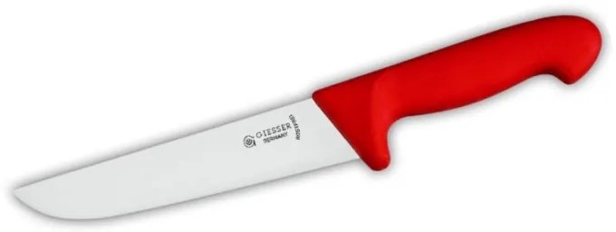 Giesser Messer, Nůž řeznický 24 cm, červená