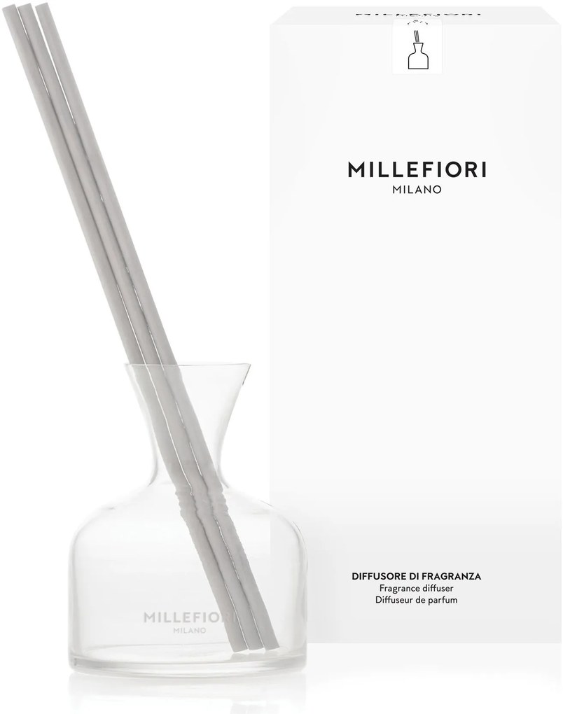 Millefiori milano air design vase clear 250 ml