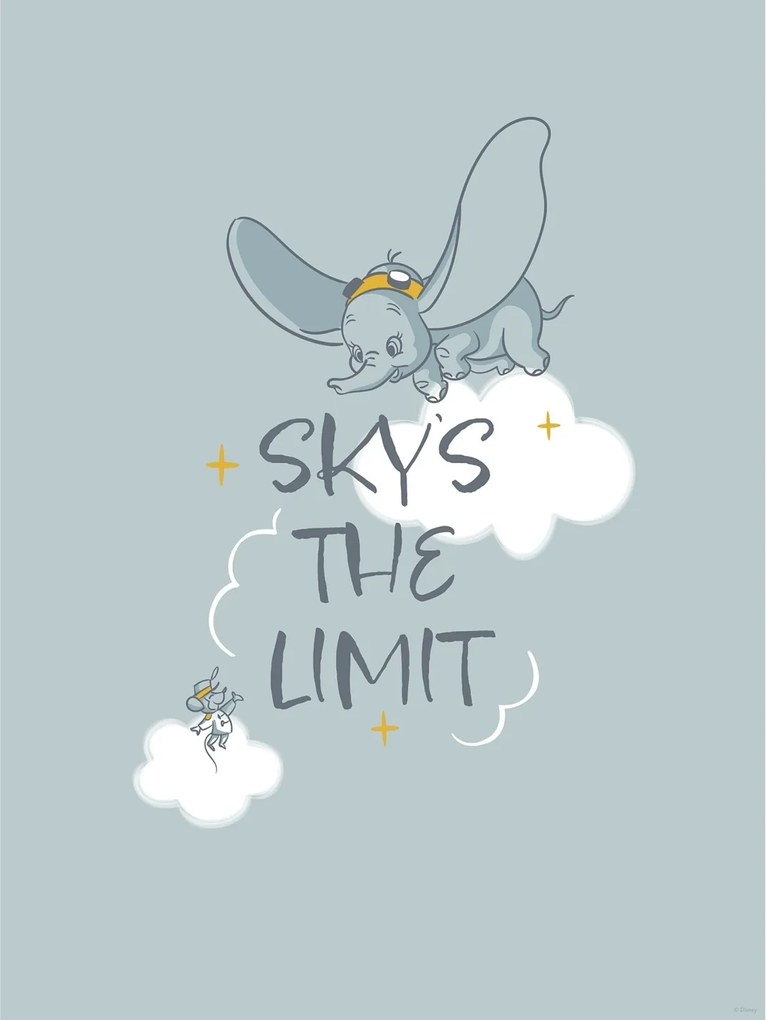 Komar Plakát Disney Dumbo Sky's the Limit 30 x 40 cm