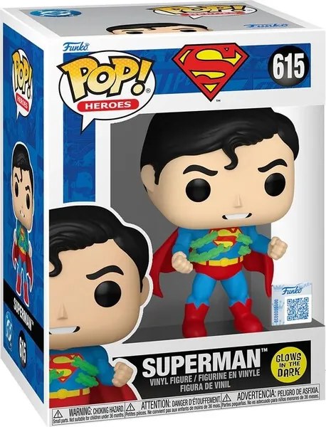 Funko POP! #615 Heroes: DC Comics - Superman (Metropolis Suit) (GITD) (Exclusive)