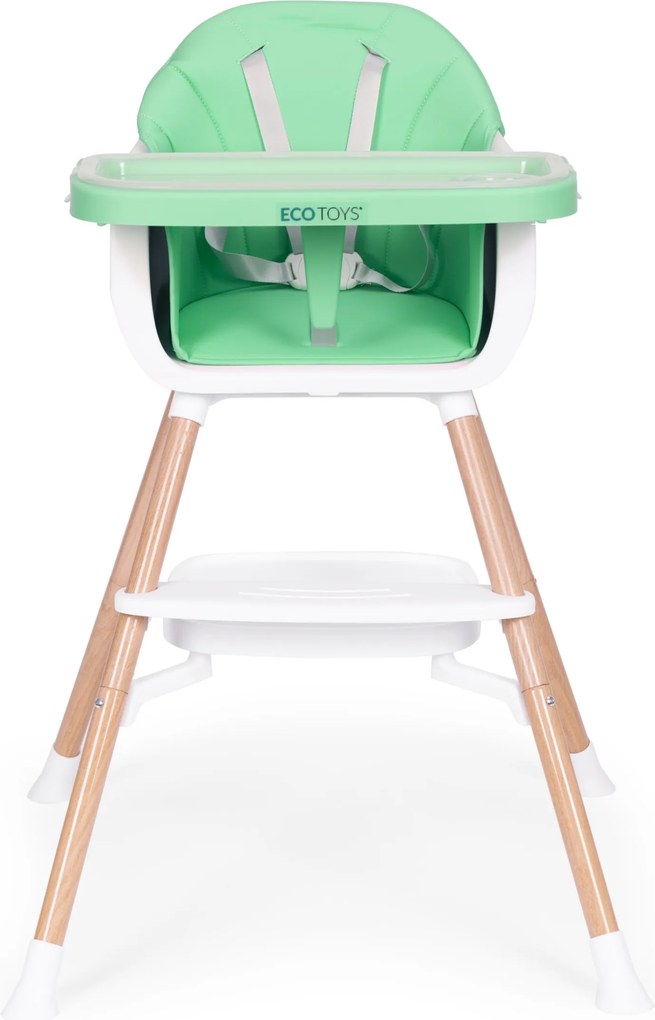Dětská židlička 2v1 BABY ECOTOYS zelená